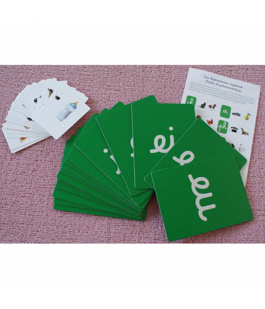 Digrammes Rugueux Cursifs (Ma Montessori Box)