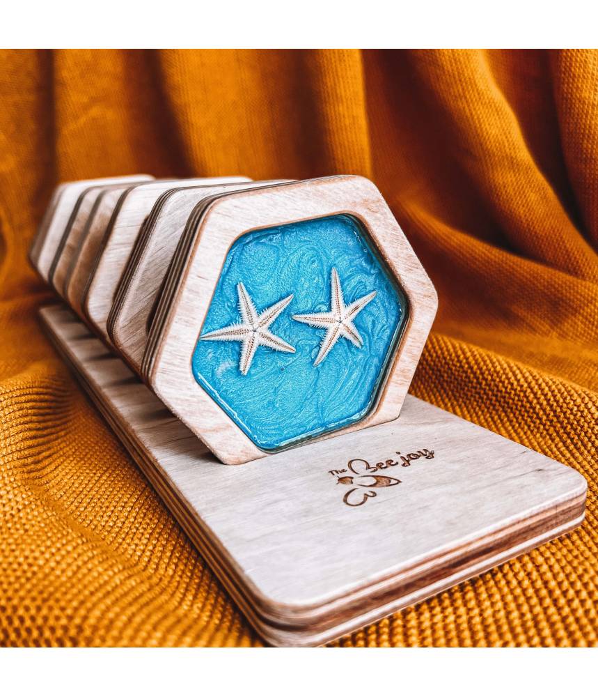 Hexagones sensoriels premium pour stimulation des mains + bande son - The Bee Joy